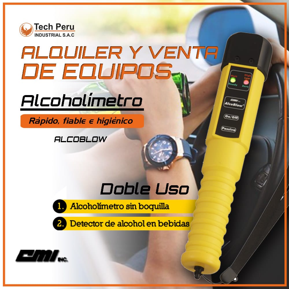 Tech Perú » ALCOHOLÍMETRO ALCOBLOW CMI - Tech Perú