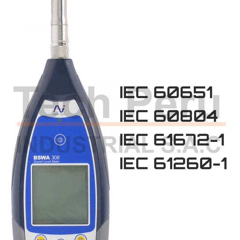 Sonómetro CLASE 1 BSWA 308 - Tech Perú Industrial SAC